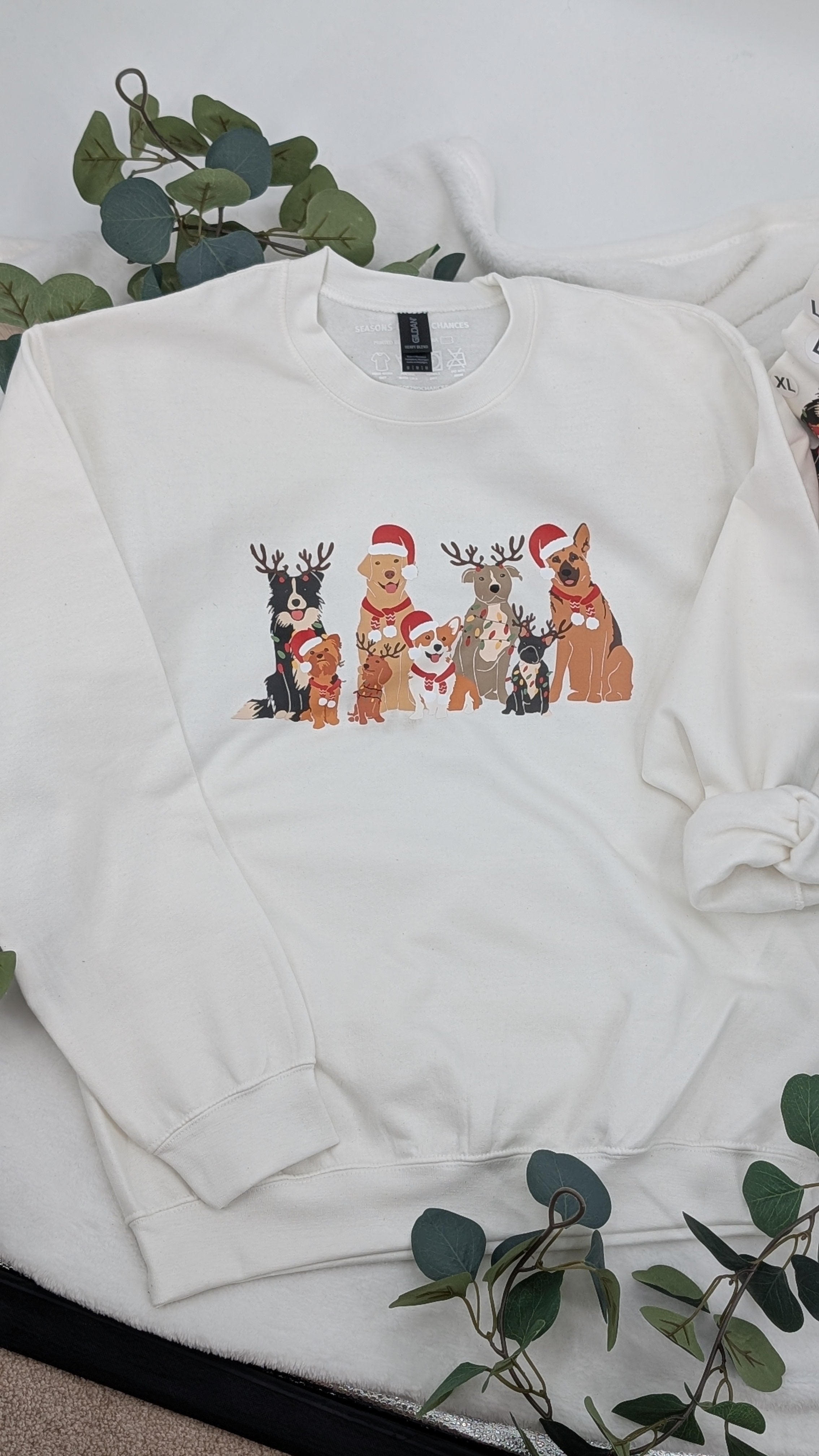 Happy Dogmas Crew Neck – Seasons of 2nd Chances LLC